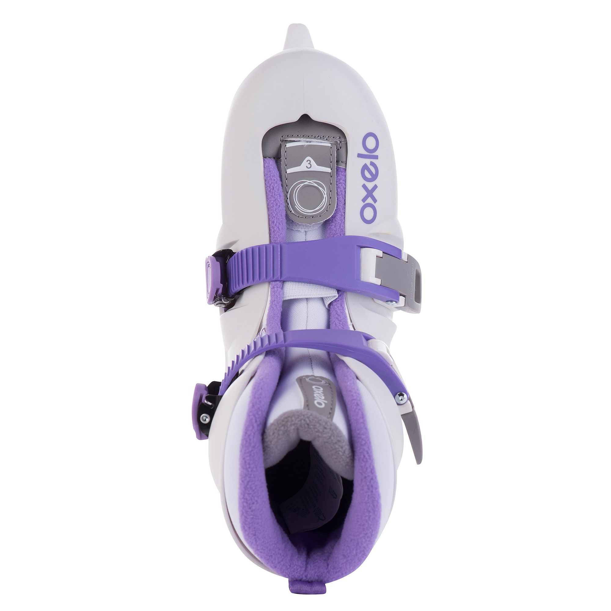 Patins à glace enfant fille PLAY 3 BLANC - Clubs & Collectivités ...